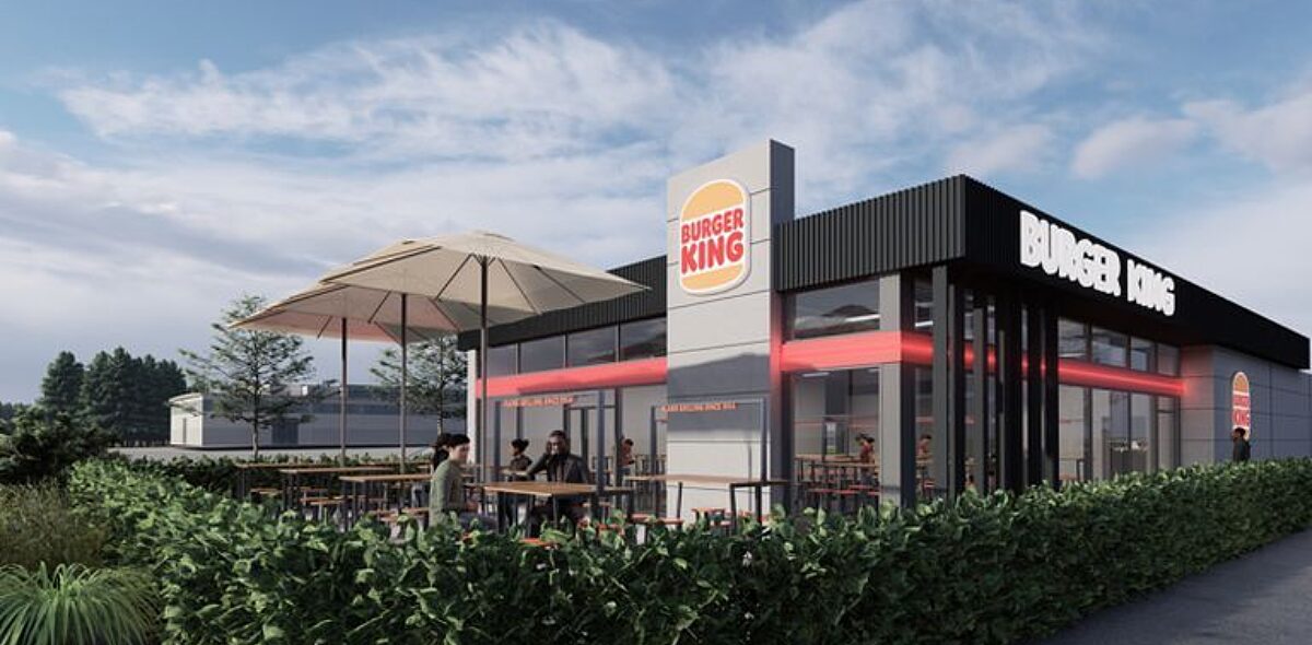 Steel structures for Burger King - IJzermagazijn